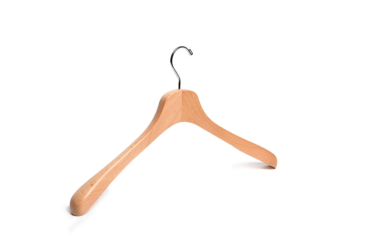 LUXURY Natural Wooden Coat Hangers Customizable – RoyalHangers.com